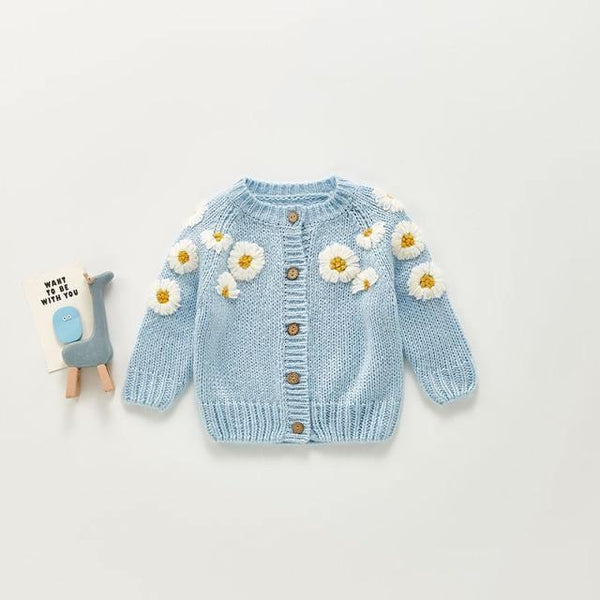 Daisy Embroidery Cardigan - Shop Online at Belle Baby | Belle Baby