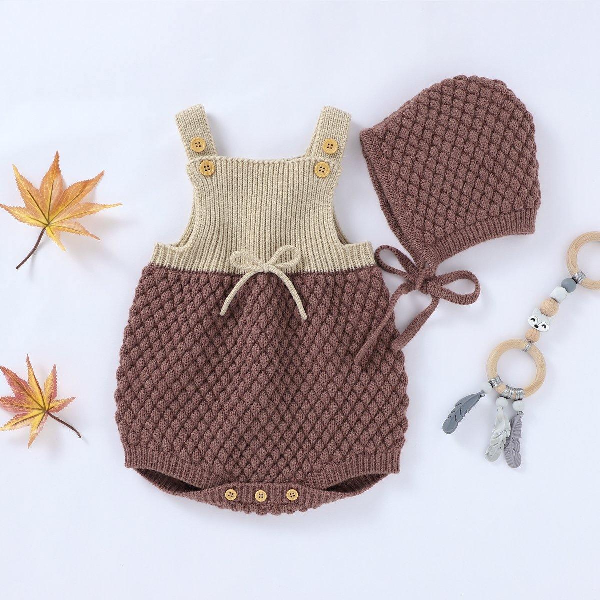 Funky Romper & Bonnet Set - Shop Online at Belle Baby | Belle Baby