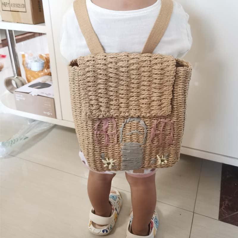 Straw Woven Backpack - Shop Online at Belle Baby | Belle Baby